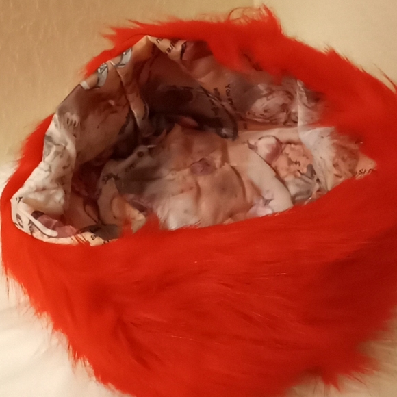 Xoxo, Carly | Accessories | Red Faux Fur Russian Toque Hat | Poshmark
